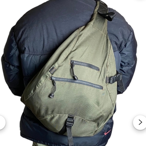 GAP | Bags | Rare Vintage Gap Olive Green Sling Bag Single Strap ...
